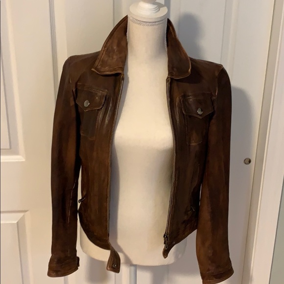 D&G | Jackets & Coats | Authentic Dg Leather Jacket | Poshmark